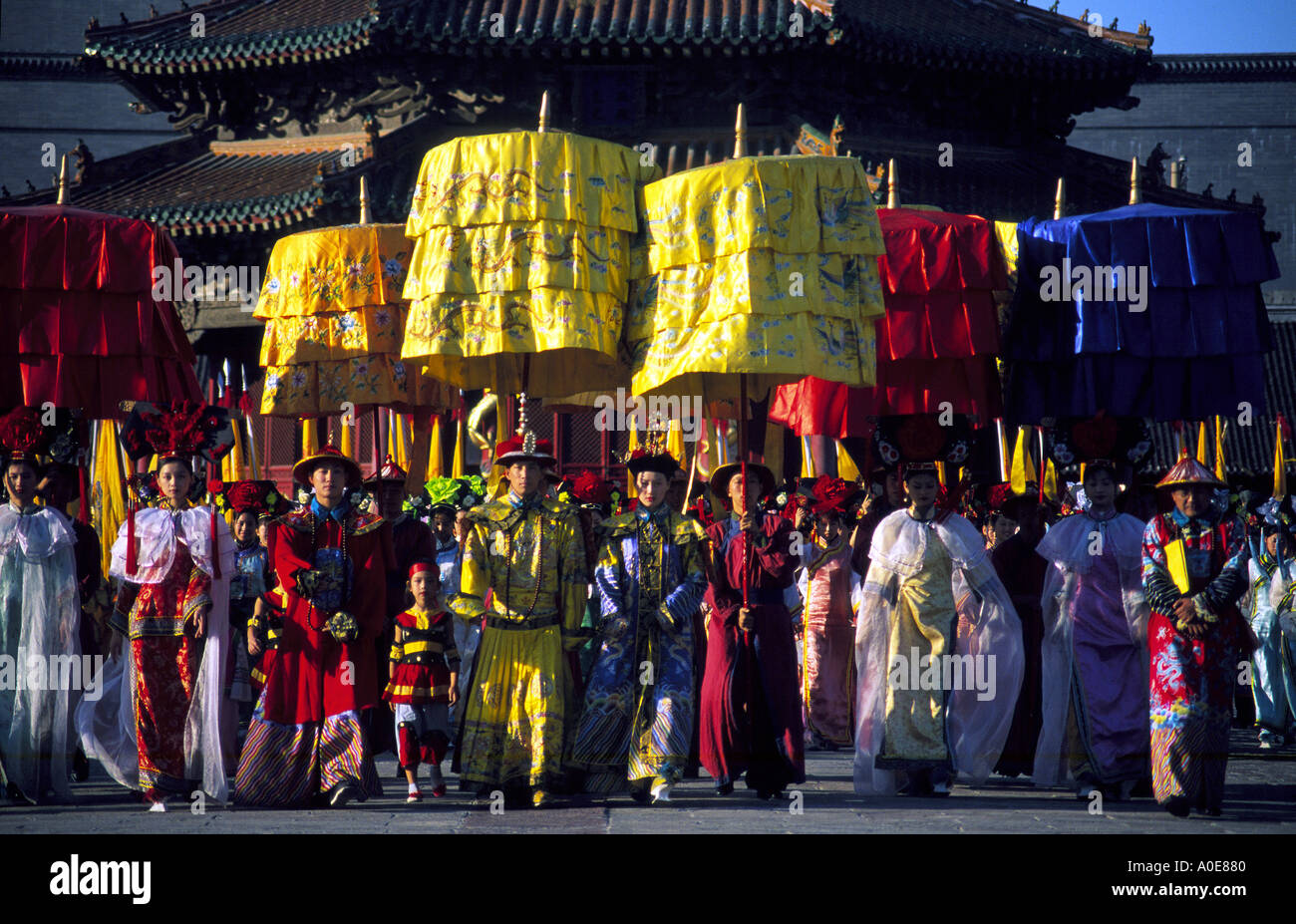Qing Dynasty Pageant Shenyang China Stock Photo - Alamy