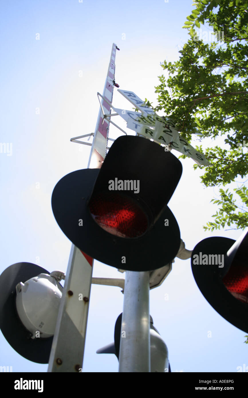 crossing signal on water Street, Mobile Alabama Stock Photo - Alamy