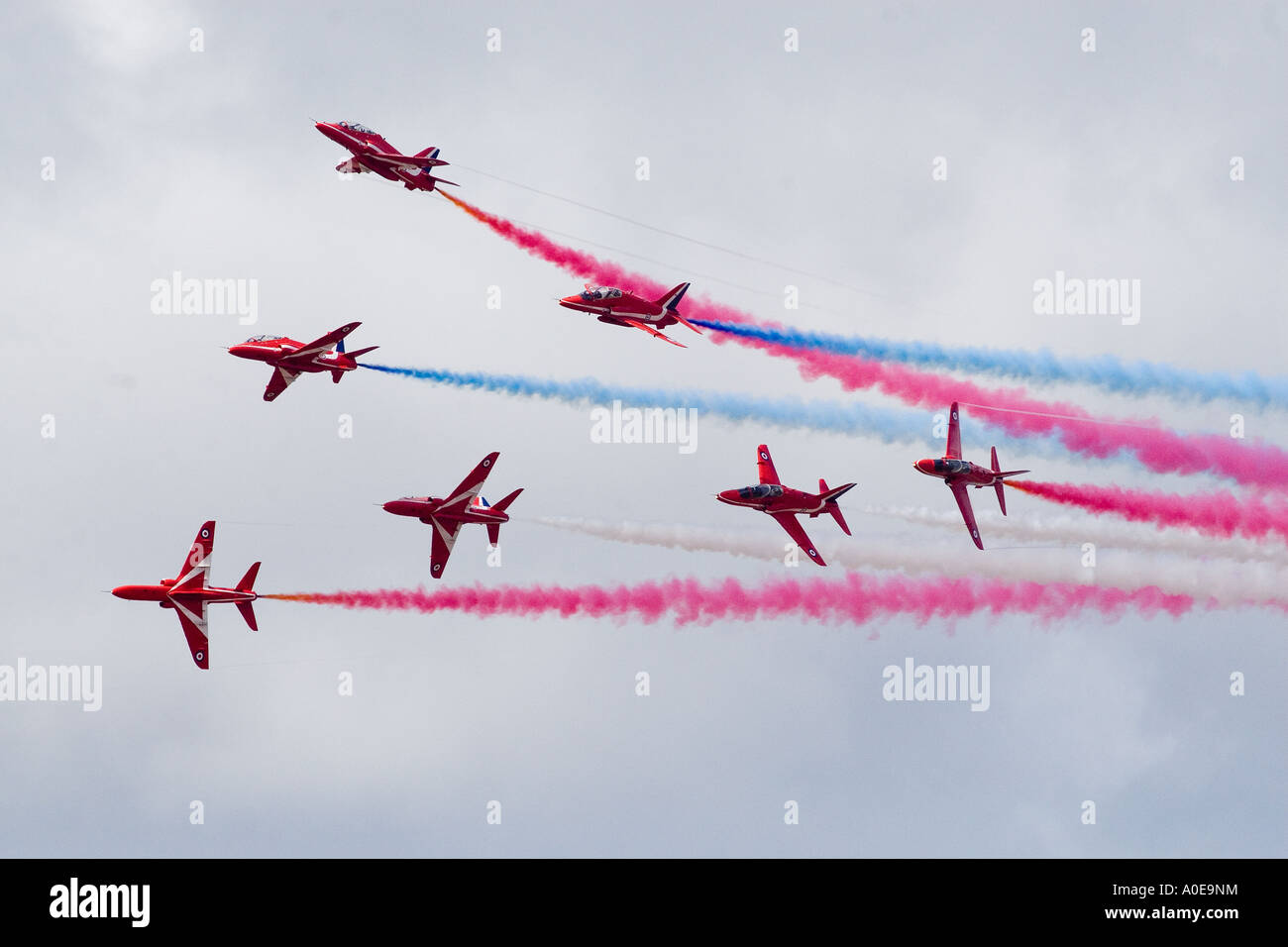 The Red Arrows Stock Photo - Alamy