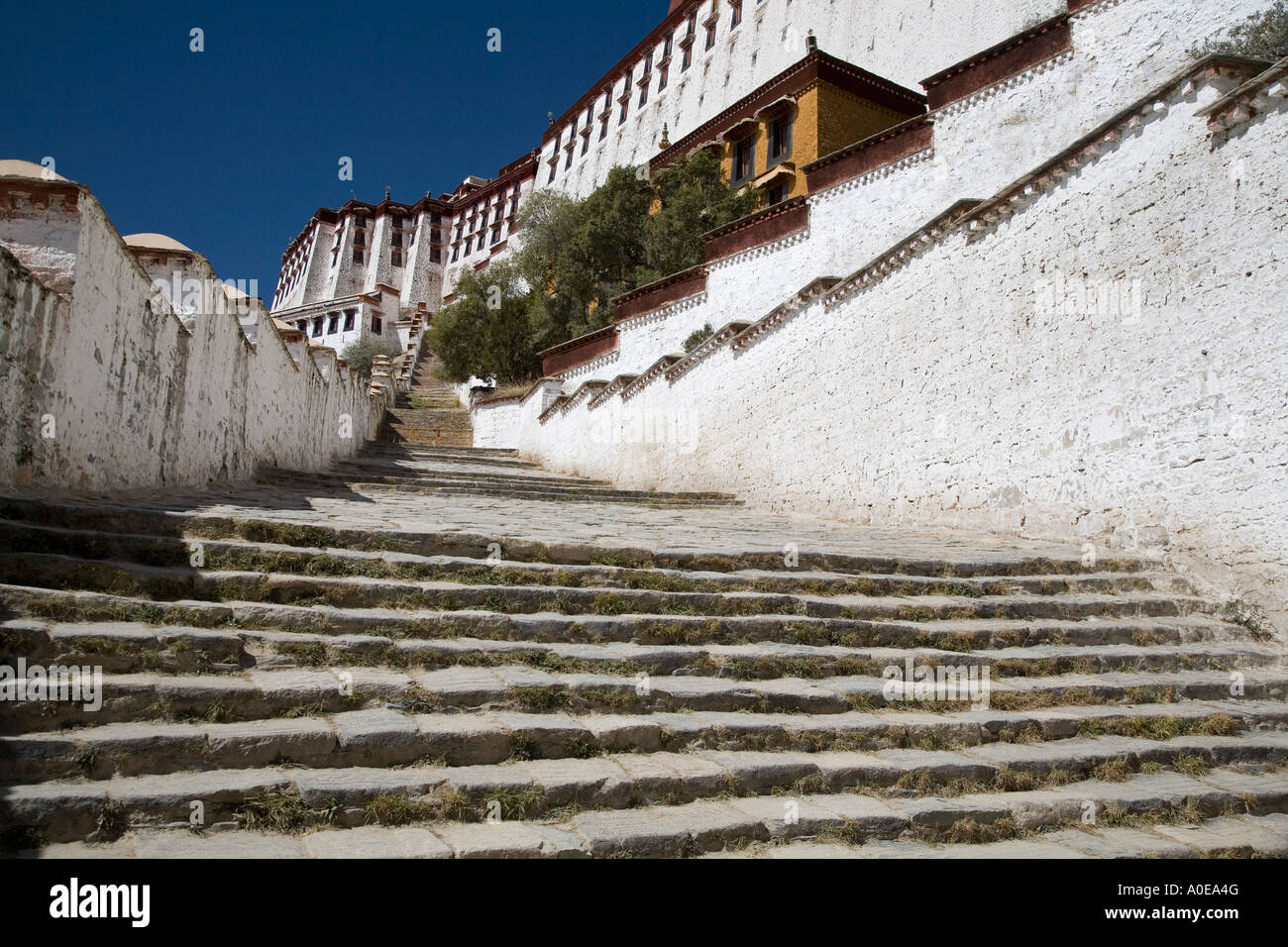 Endless steps of the Potala Palace Lhasa Tibet 6 Stock Photo - Alamy