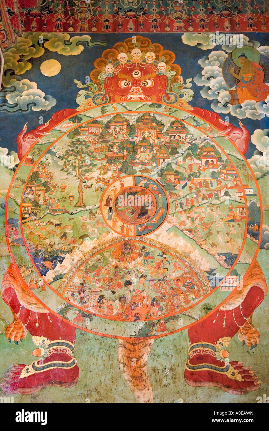 Wheel of life mandala hi-res stock photography and images - Alamy