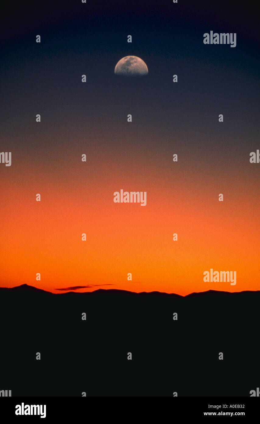 Moonrise landscape hi-res stock photography and images - Alamy