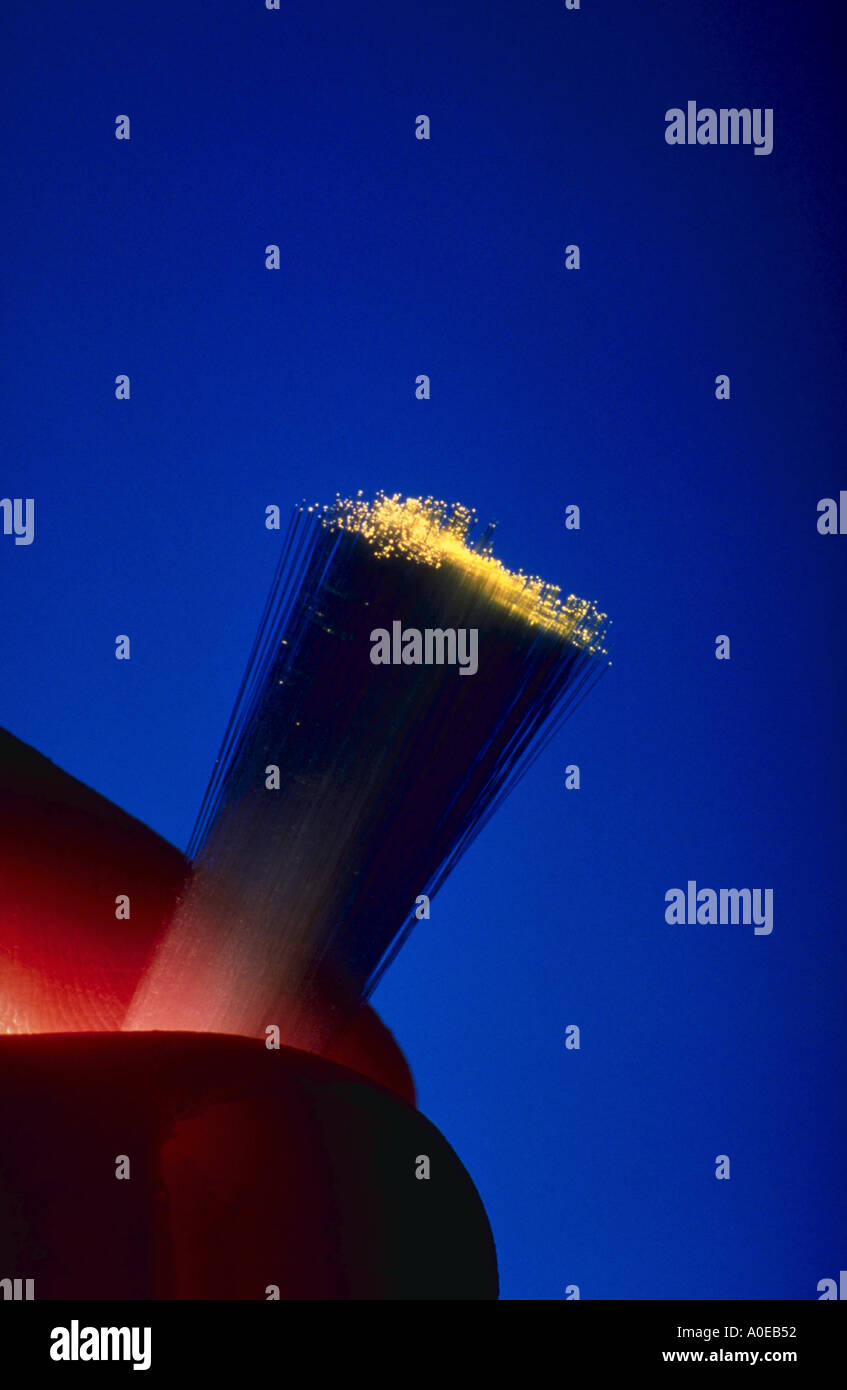 Fiber optics hand hi-res stock photography and images - Alamy