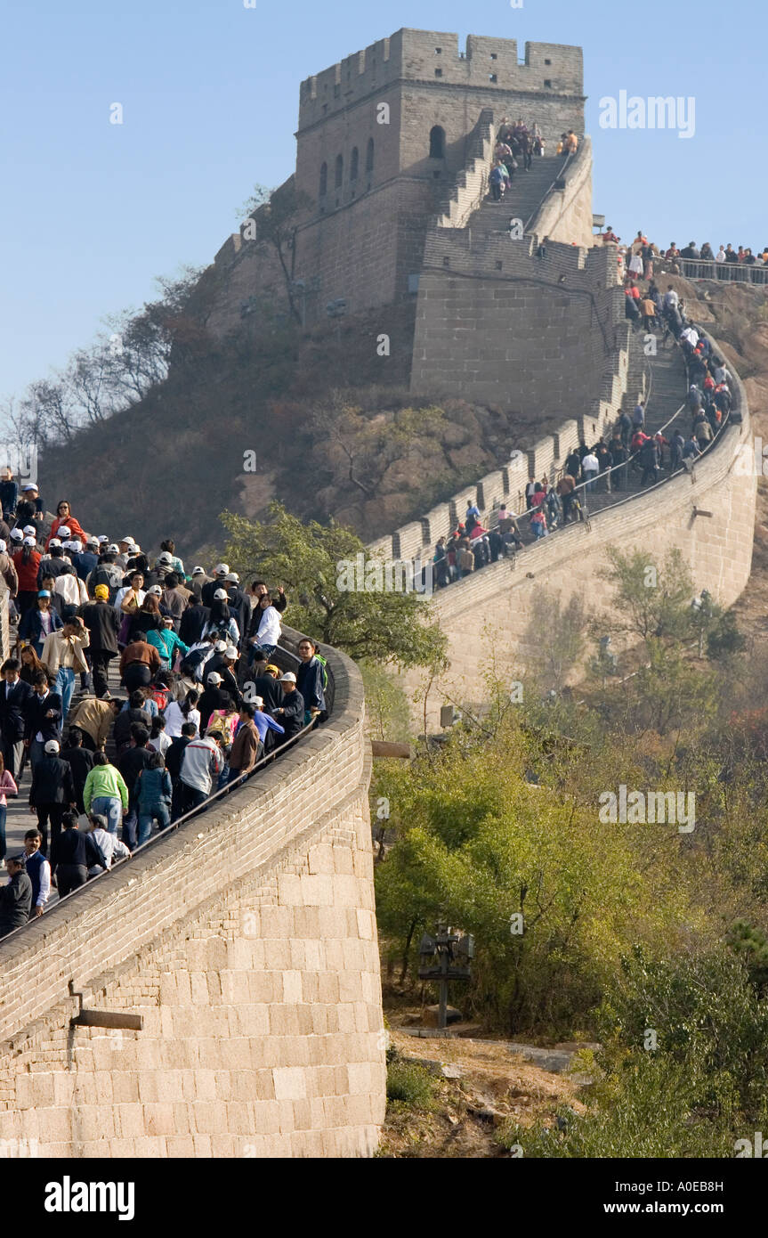 The Great Wall of China at Badaling n2 Stock Photo - Alamy