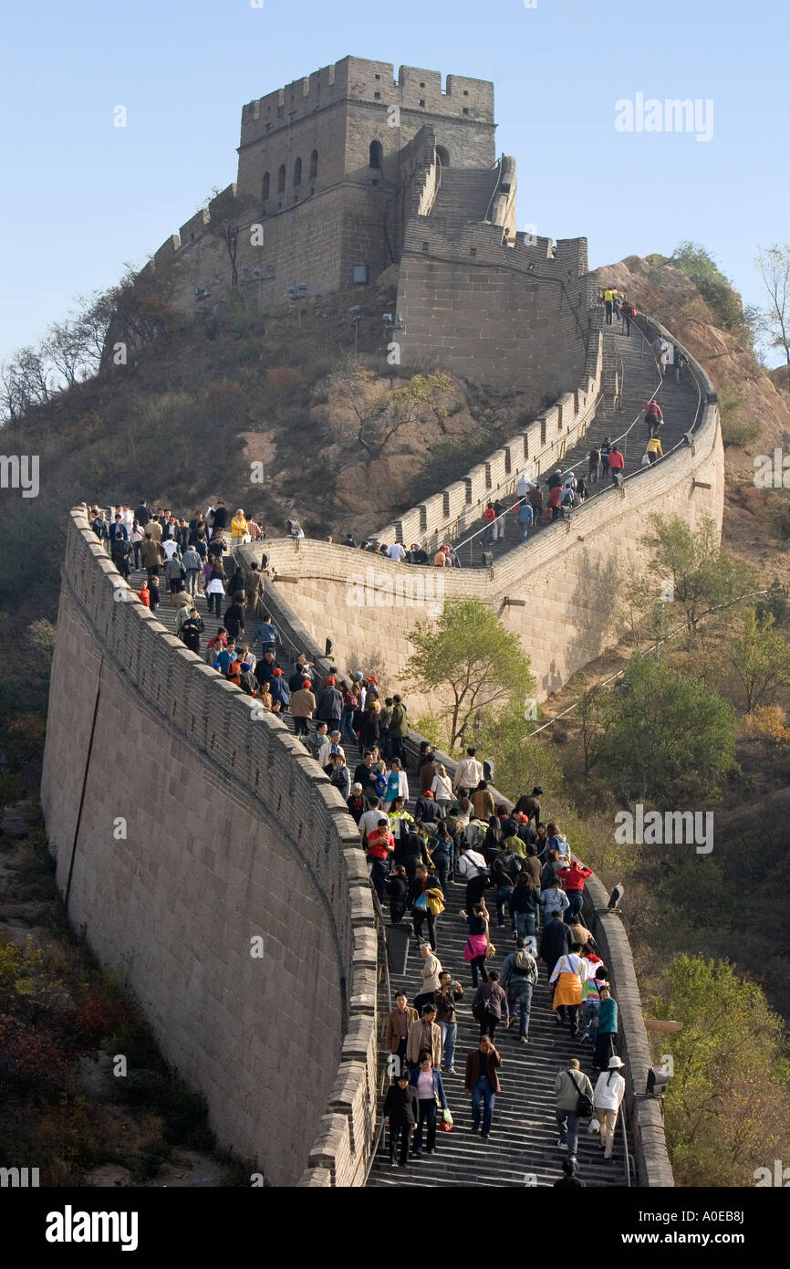 The Great Wall of China at Badaling n3 Stock Photo - Alamy