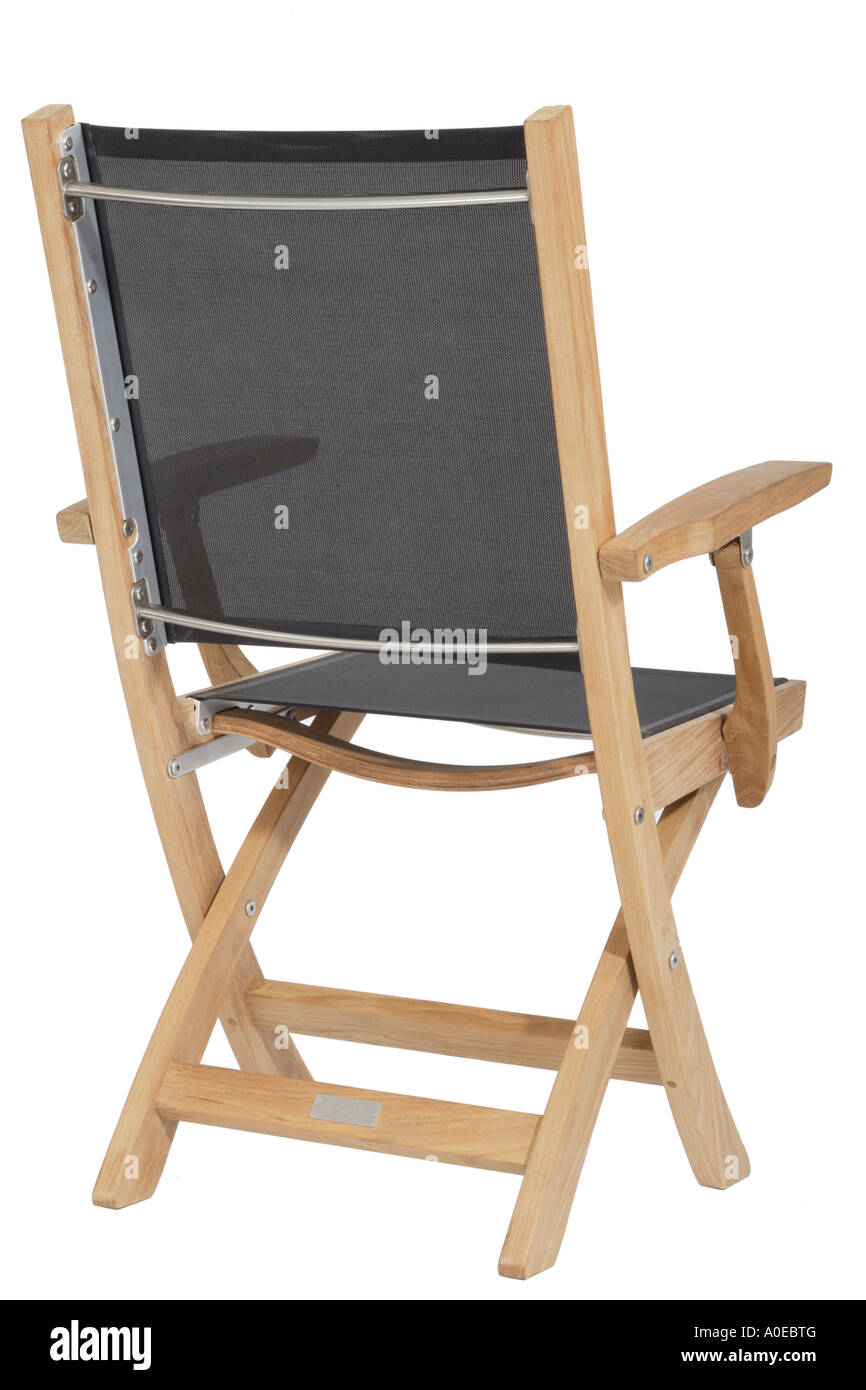 Curved wooden garden seat Cut Out Stock Images & Pictures - Alamy