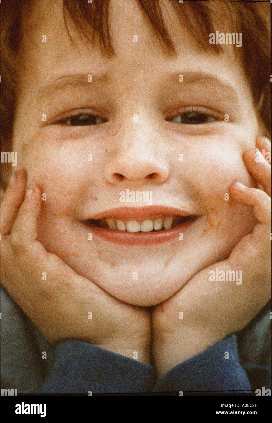 Boy with muddy face hi-res stock photography and images - Alamy