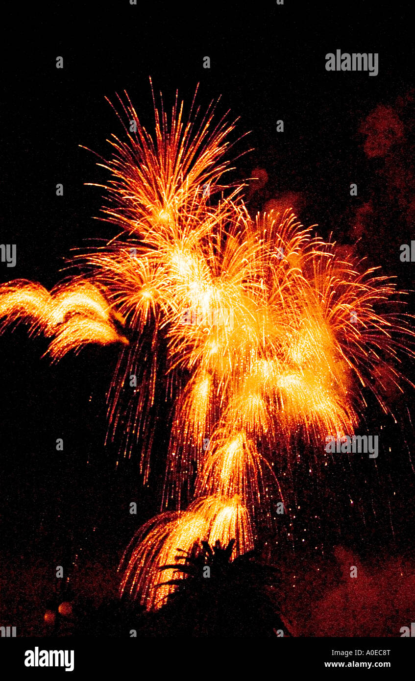 Fallas valencia night fireworks hi-res stock photography and images - Alamy