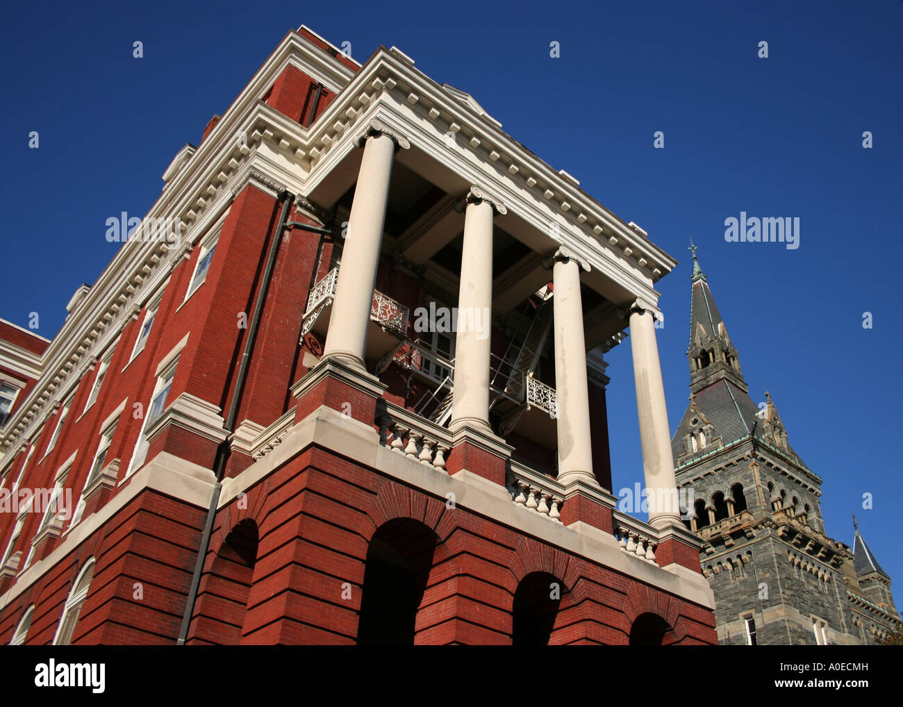 Historical building Georgetown University Washington DC October 2006 ...