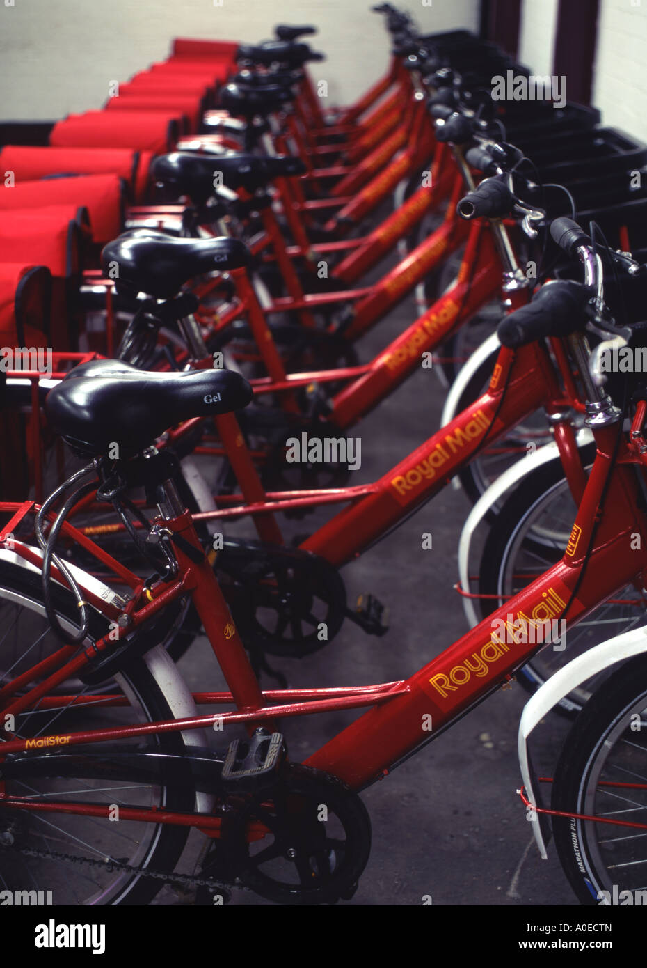 Royal Mail Bikes (Medium Format) standing redundant due to postal ...