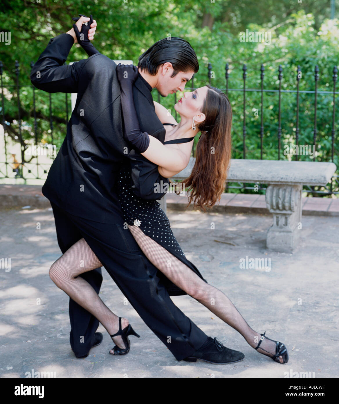 Couple dancers performing tango hi-res stock photography and images - Alamy
