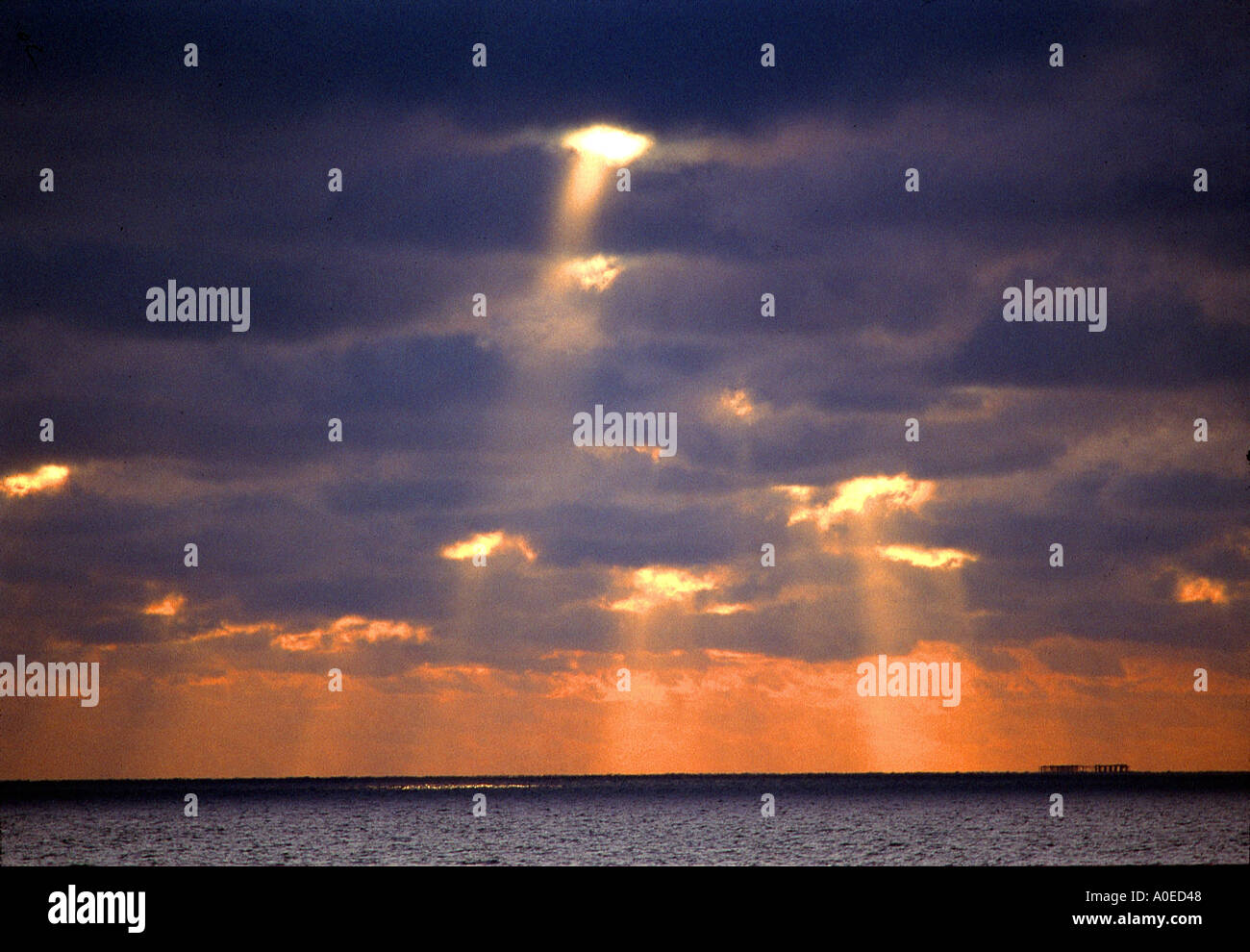 Beams of Sunlight Stock Photo - Alamy