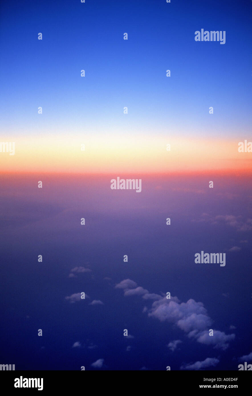 Dawn Above the Clouds Stock Photo - Alamy