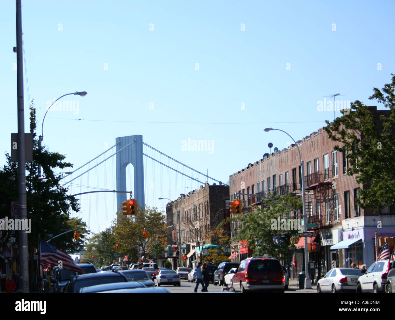 Brooklyn street scene hi-res stock photography and images - Alamy