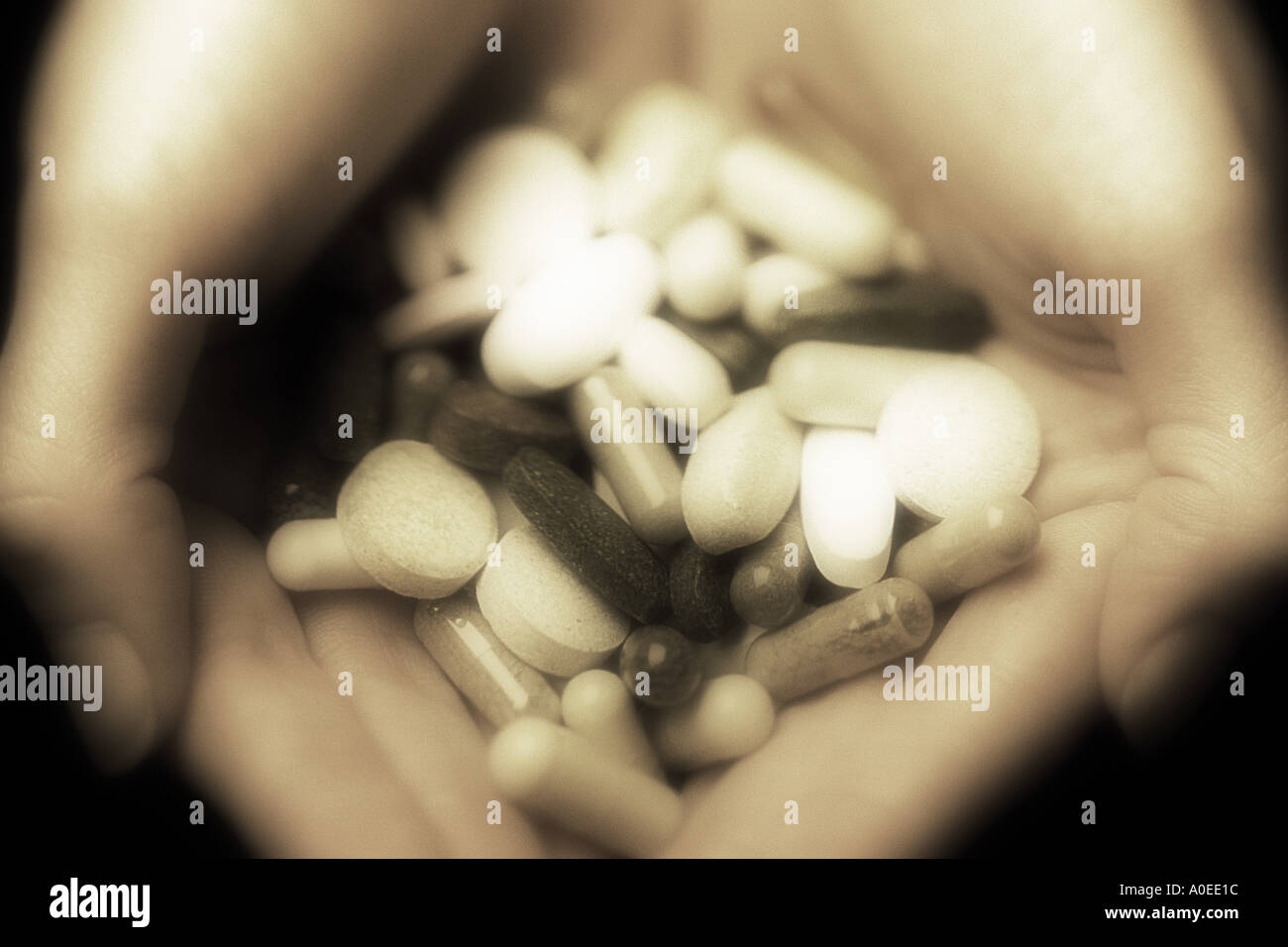 Pill popping hi-res stock photography and images - Alamy