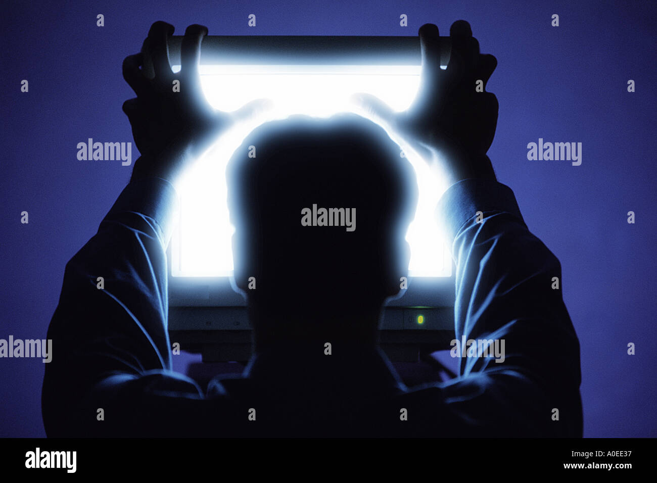 Man monitors pcs hi-res stock photography and images - Alamy