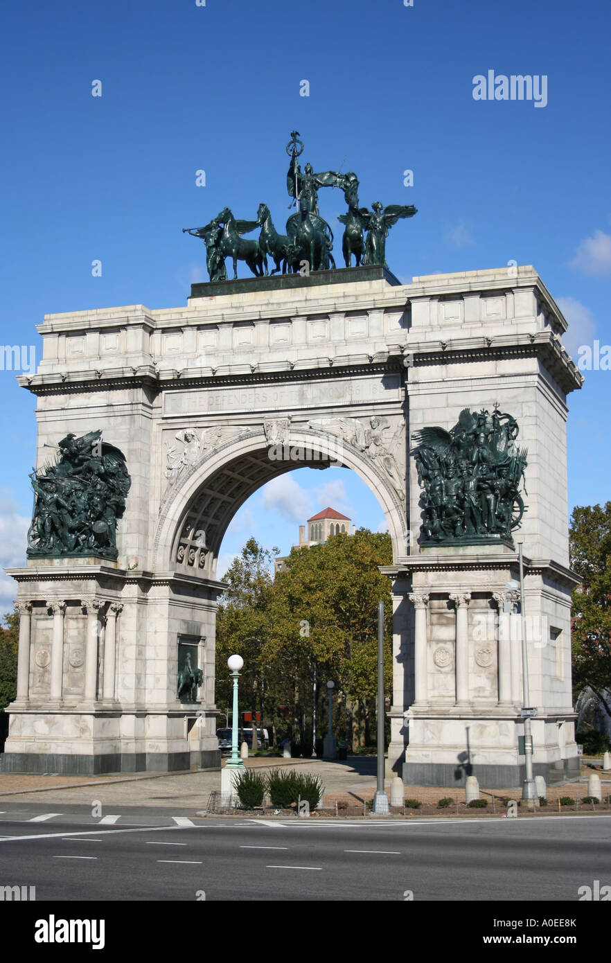 Soldiers and Sailors Arch Grand Army Plaza Brooklyn New York City ...