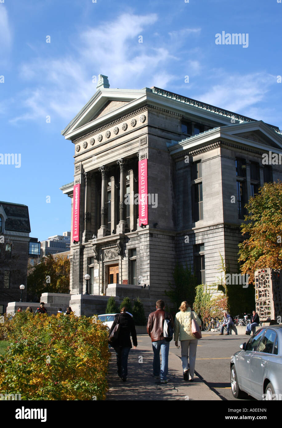 Musee Redpath museum Montreal Quebec Canada November 2006 Stock Photo ...
