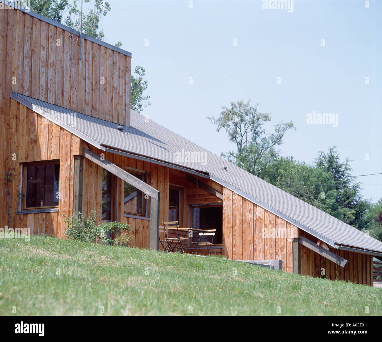 Hillside Shed Roof House