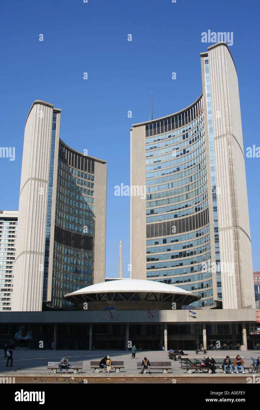 New City Hall Toronto Canada November 2006 Stock Photo - Alamy
