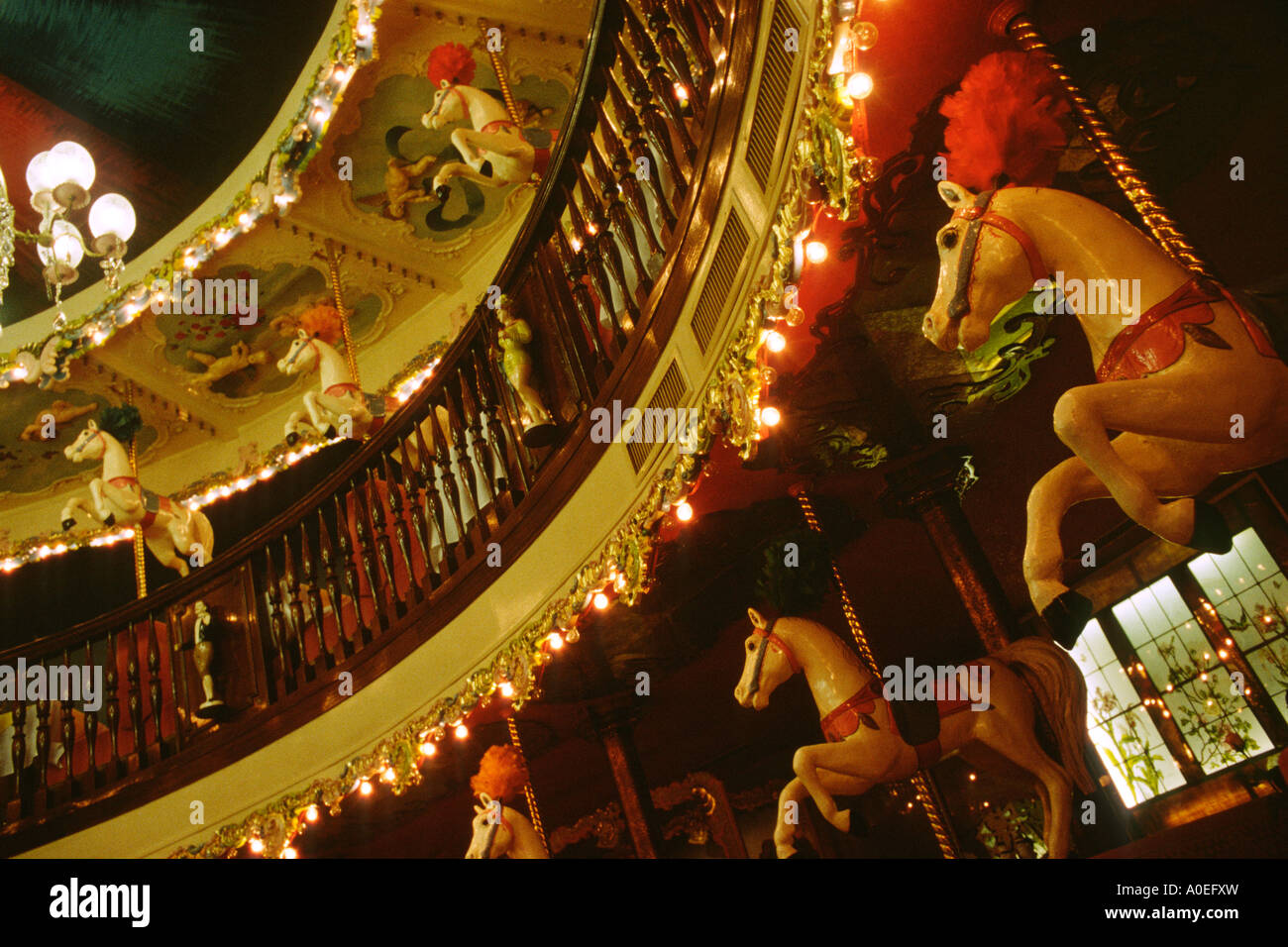 Nice. France. La Rotonde restaurant inside the Hotel Negresco Stock ...