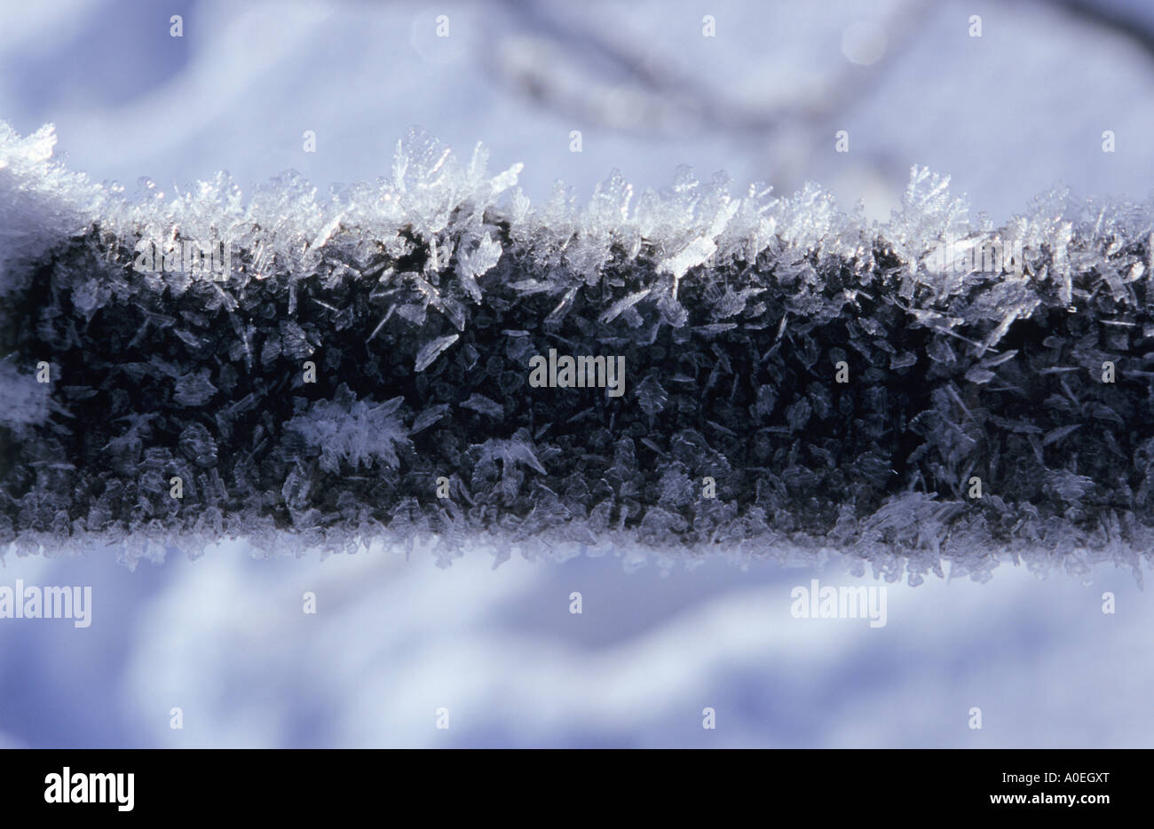 Ice crystals on icy surface hi-res stock photography and images - Alamy