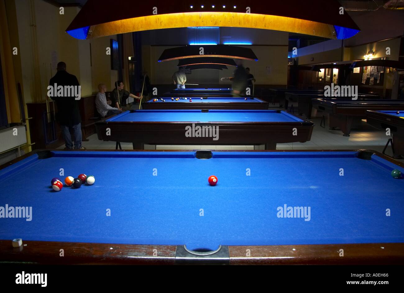 pool billard hall Stock Photo - Alamy