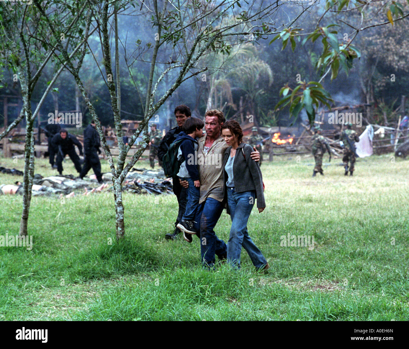 COLLATERAL DAMAGE 2002 Warner film with Arnold Schwarzenegger Stock ...