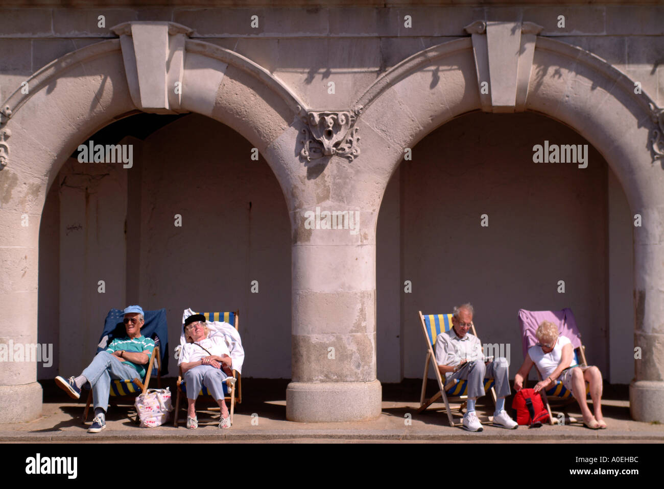 Napping in the sun Stock Photo - Alamy