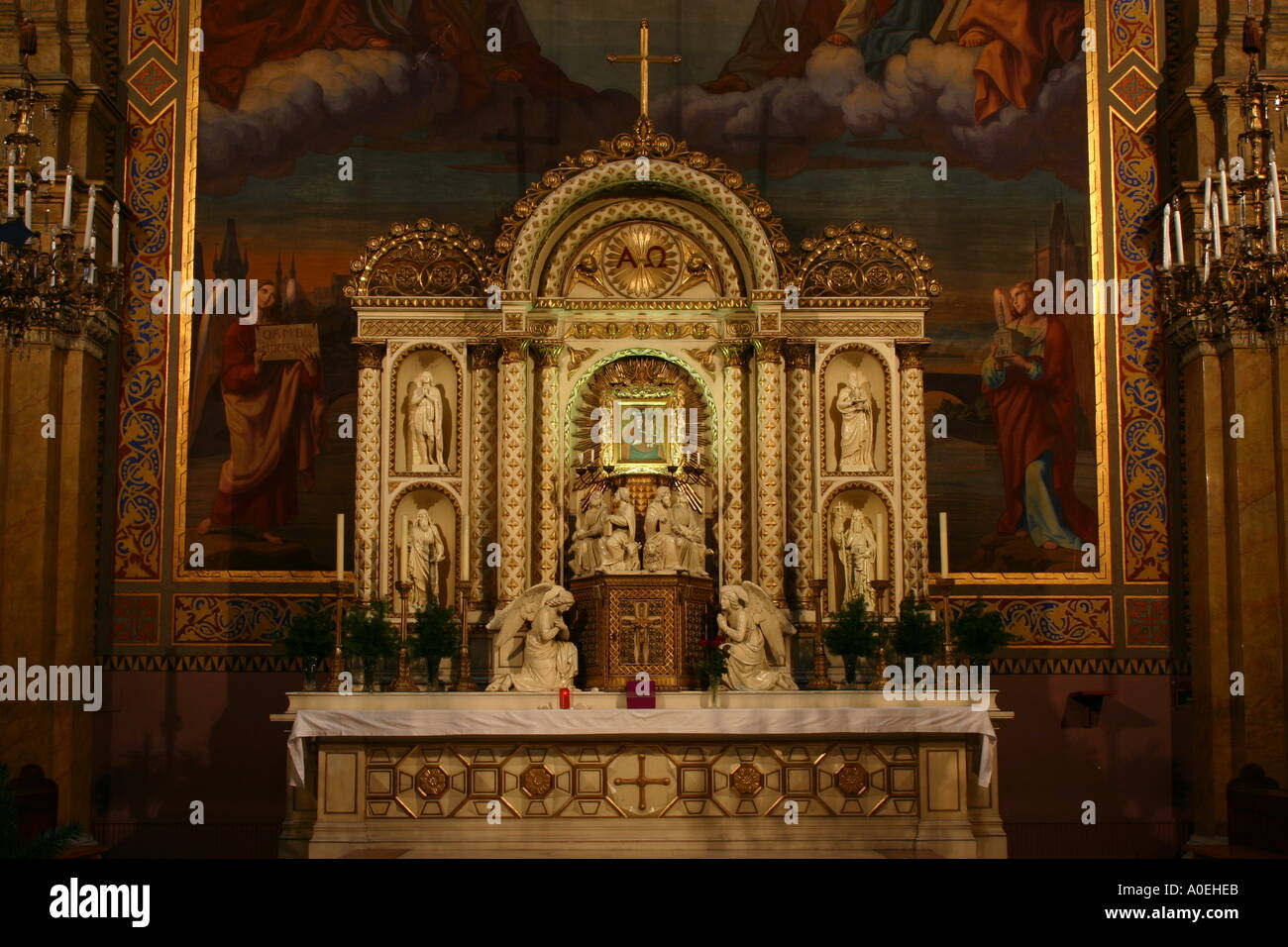 altar picture of Mary and Jesus Christ Stock Photo - Alamy