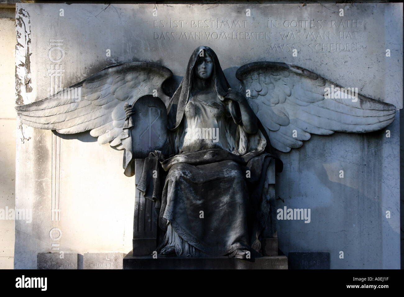 sitting angel with wings Stock Photo - Alamy