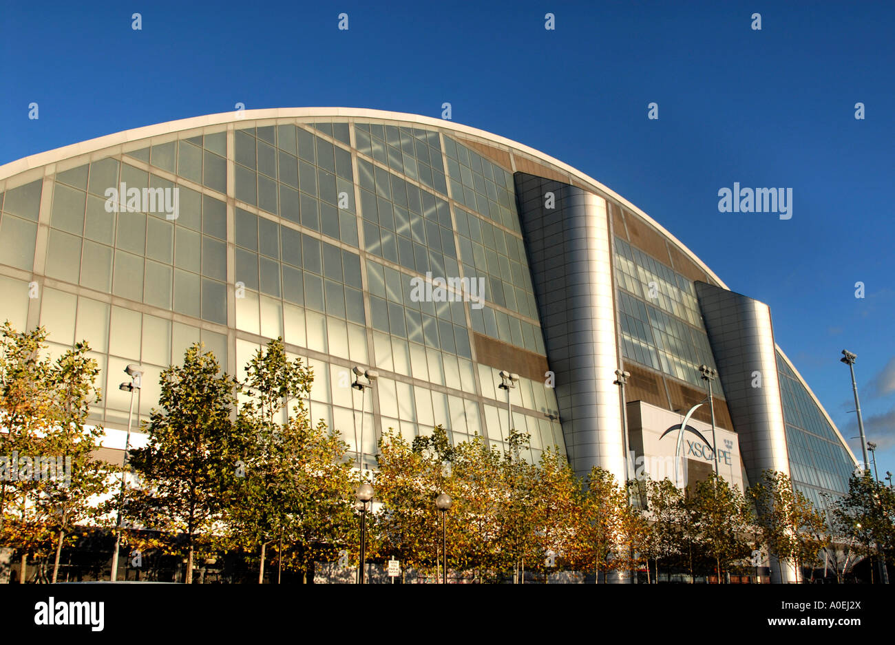 The Xscape building in central Milton Keynes UK Stock Photo - Alamy
