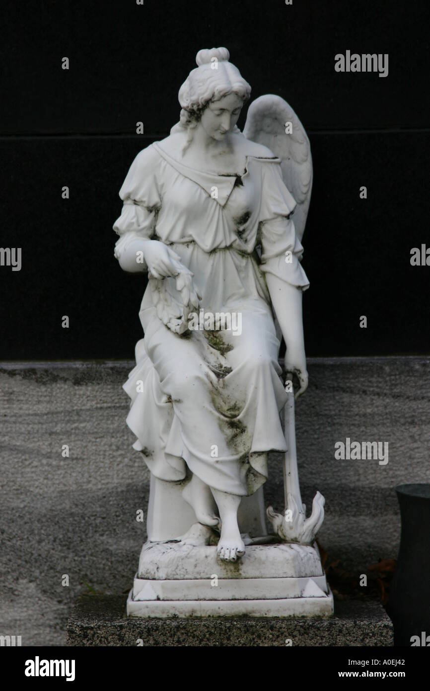 angel with torch Stock Photo - Alamy