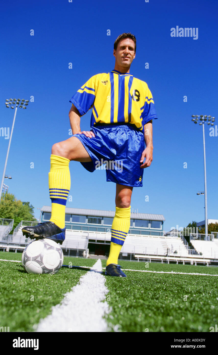 Competitive player pose sport uniform hi-res stock photography and ...
