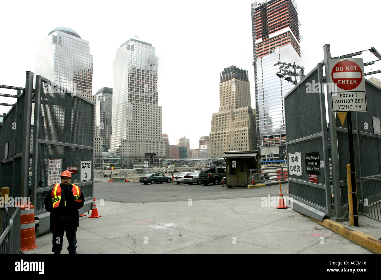 Entrance to Ground Zero which is now under re construction Manhattan ...