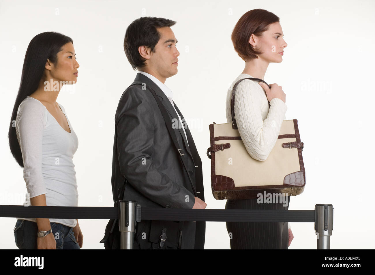 People waiting in line Stock Photo - Alamy
