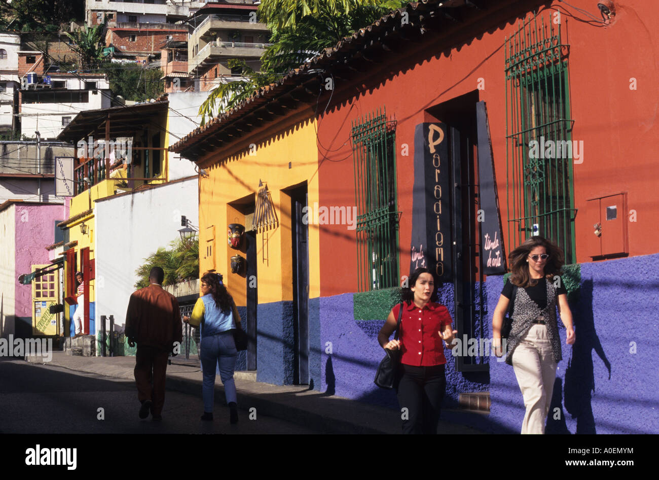 Street Scene El Hatillo Venezuela Stock Photo - Alamy
