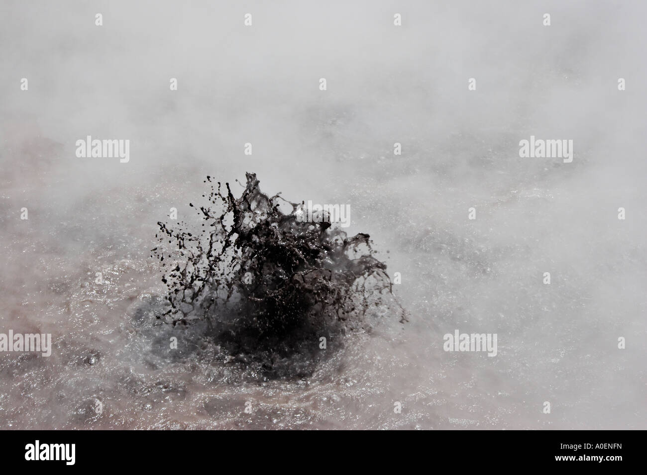 Boiling mud, Rotorua, North Island, New Zealand Stock Photo - Alamy