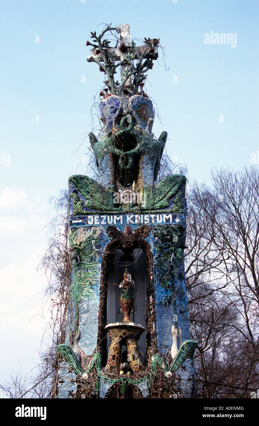 Jesus Christ cult building at church Misiones in Riga Latvia Stock ...