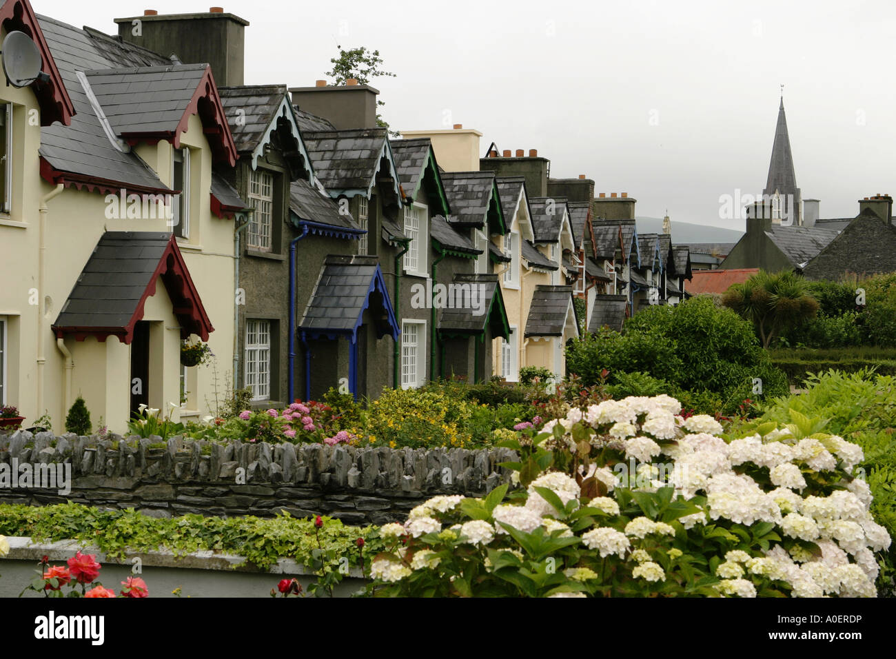 Irish Row Homes Stock Photo - Alamy