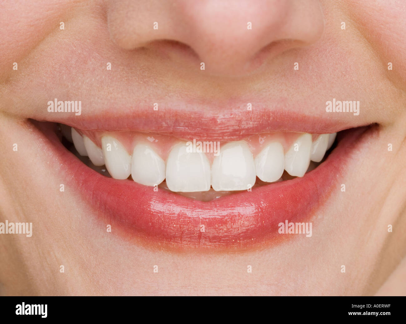 Close up of a smile Stock Photo - Alamy