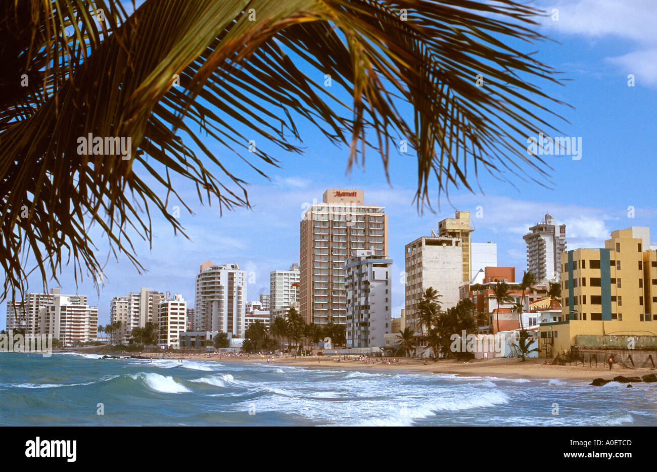 Condado Beach resort in Puerto Rico Caribbean USA Stock Photo - Alamy