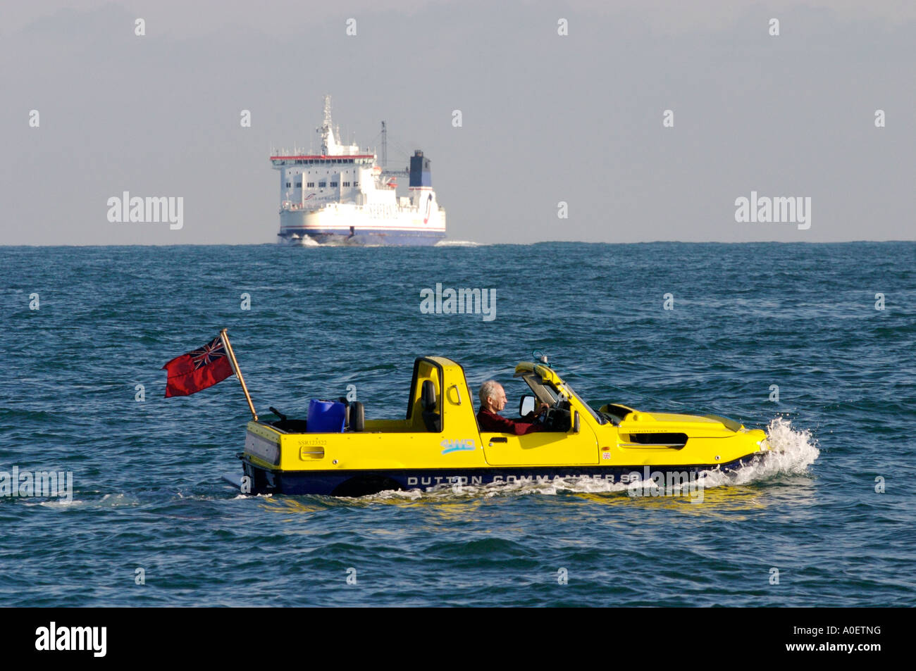Tim Dutton crossing the English Channel in his Dutton Commander ...