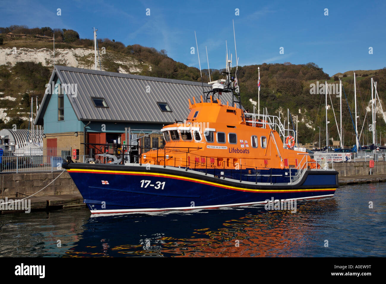 RNLI lifeboat at Dover in Kent Stock Photo - Alamy