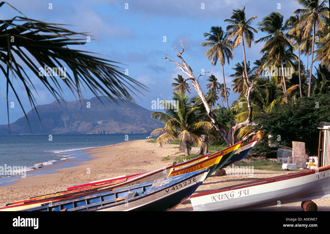 Pinneys Beach in Nevis Stock Photo - Alamy