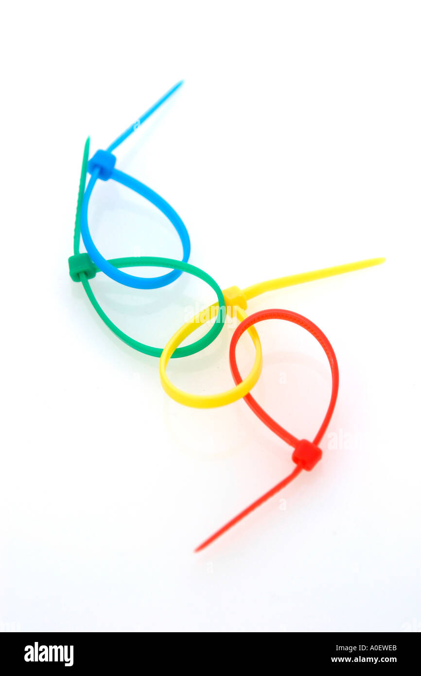 Tie wraps hi-res stock photography and images - Alamy