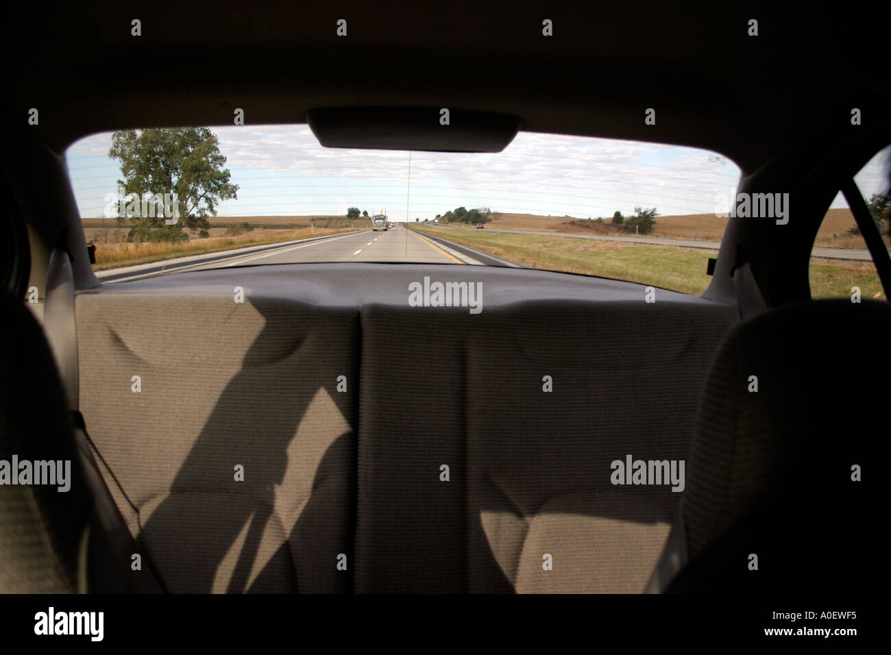 on the road and looking back Stock Photo - Alamy