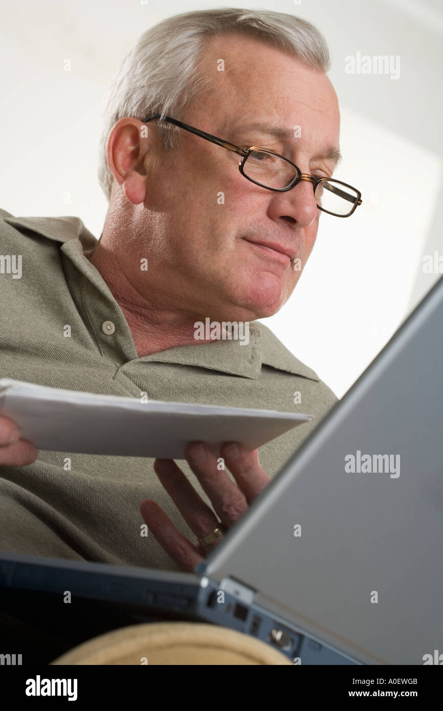Home computer man hi-res stock photography and images - Alamy