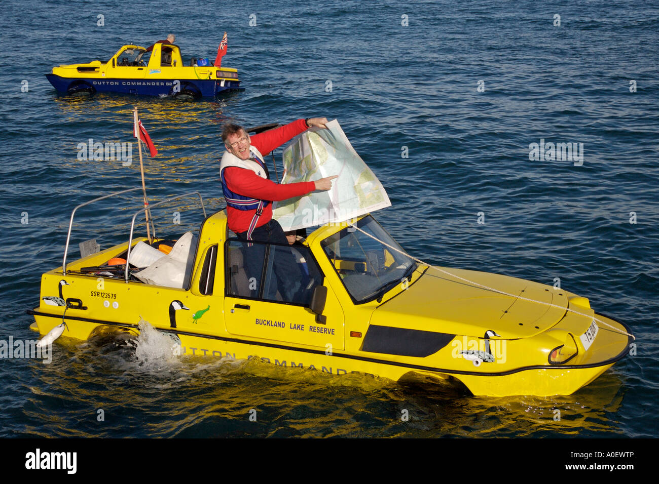 Doug Hilton and Tim Dutton crossing the English Channel in their Dutton ...