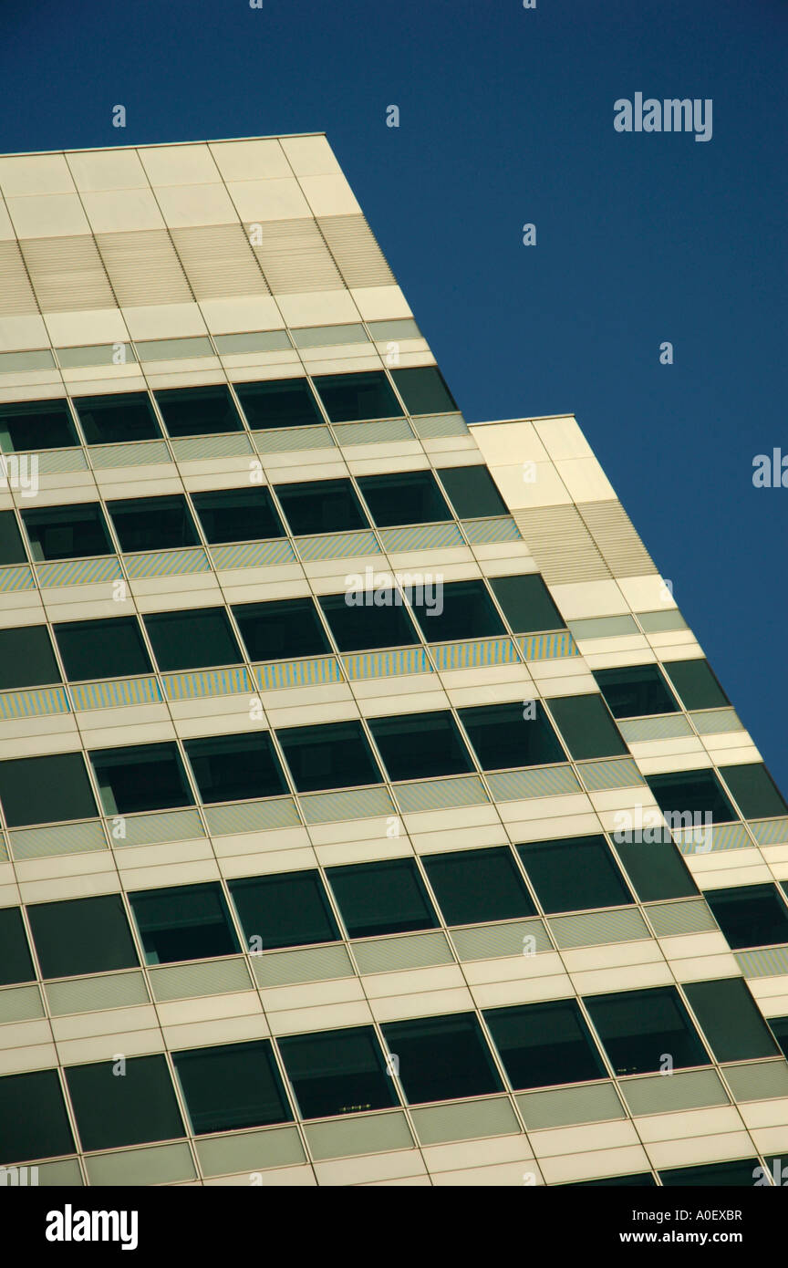 Modern office towers and blue sky Stock Photo - Alamy